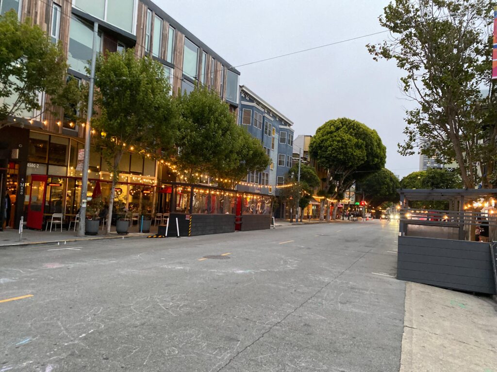 Hayes Street Closure Activity August 9 2024 - Hayes Valley San Francisco