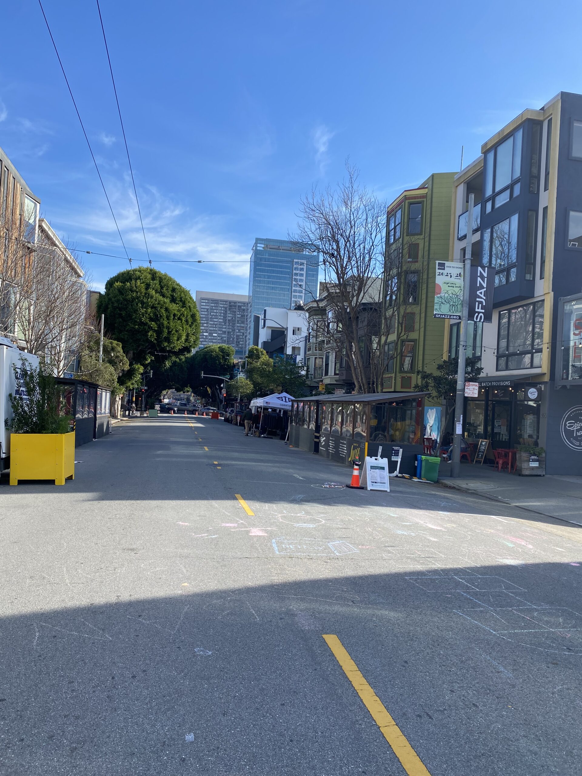 Hayes Street Closure Activity January 17, 2026 - Hayes Valley San Francisco